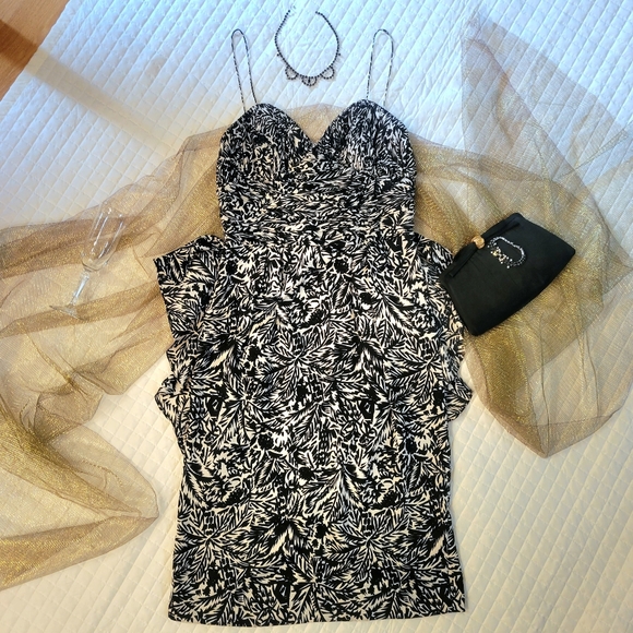 Silks by St. Gillian | Dresses | Vtg 8s Silks By St Gillian Silk Black ...